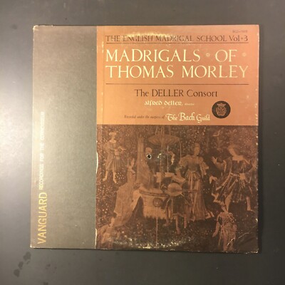 The English Madrigal school vol.3 MADRIGALS OF THOMAS MORLEY | eBay