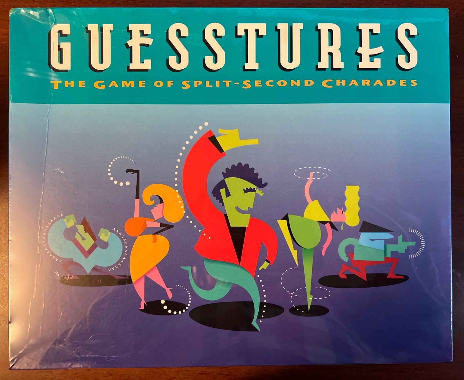 Hasbro Guesstures The Game of Split Second Charades First Edition 4113 ...