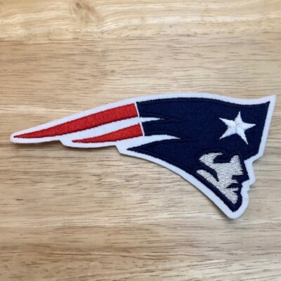 NEW ENGLAND PATRIOTS Embroidered Sew-On/Iron-On 5.5" x 2.75" Official ...