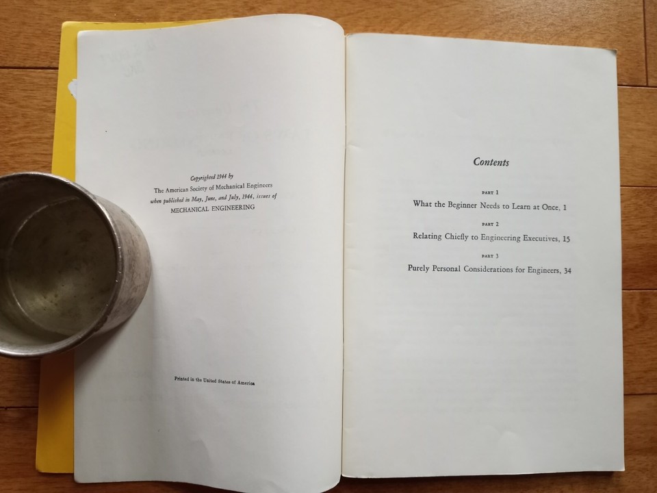 The Unwritten Laws of Engineering by W. J. King 1944 Society of ...