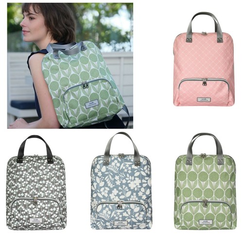 Earth Squared Fair Trade Spring Oil Cloth Backpack Rucksack Cotton ...