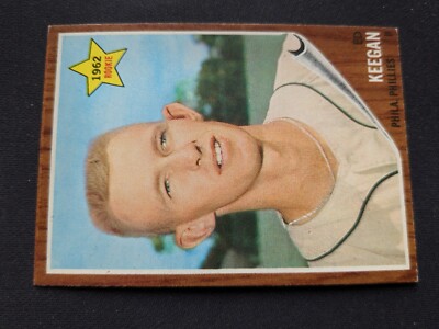 1962 Topps Baseball Card # 249 Ed Keegan - Philadelphia Phillies (EX/NM ...