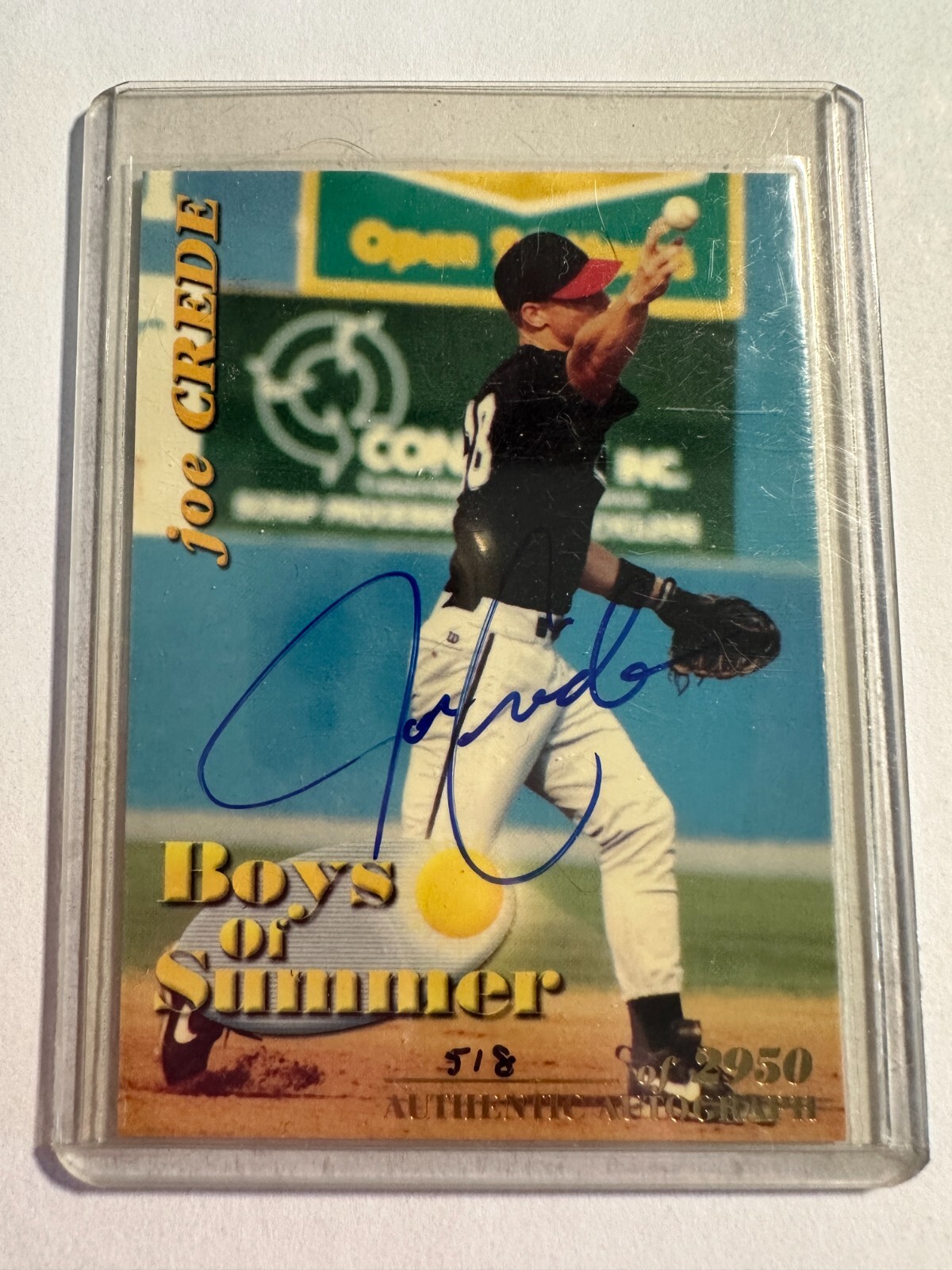 K75,661 - 2001 Royal Rookies Boys of Summer Auto #3 Joe Crede #/2950 | eBay