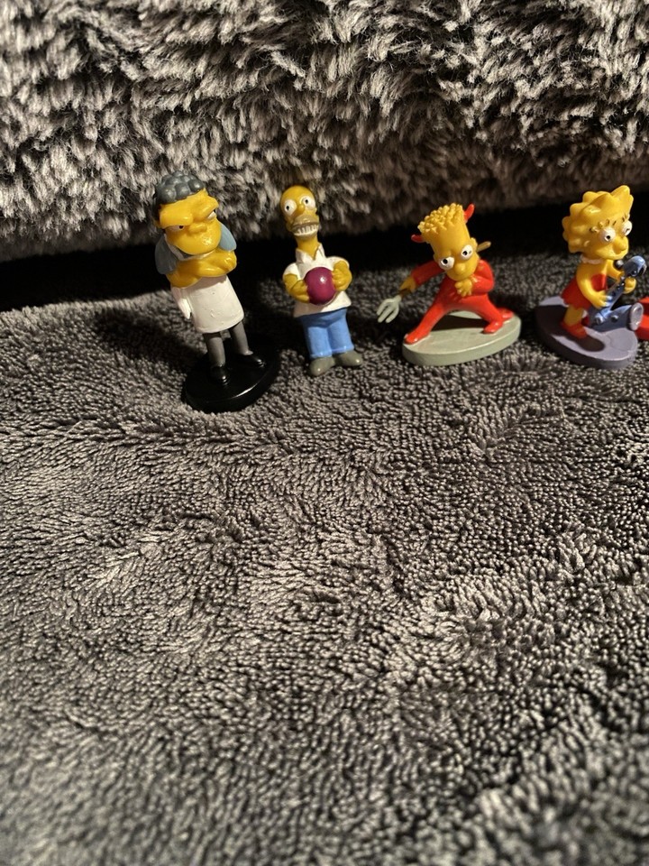 The Simpsons Figure Lot Bart Homer Kristy Moe Lisa Maggie Devil | eBay