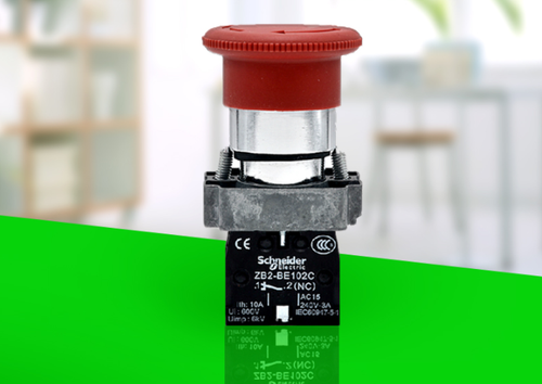 1PCS Schneider XB2BS542C (ZB2BS54C+ZB2BZ102C) PushButton Switch 1NC Red ...