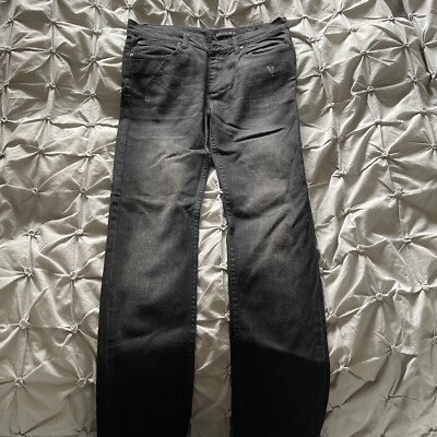 Men’s Religion Noize Designer Skinny Black Denim Jeans 34” Waist | eBay UK