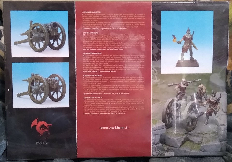 Rackham Rag-Narok Griffon Cannons Box Set. GRFR01. English Cards | eBay
