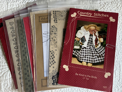 Lot of 8 Country Primitive DOLL PATTERNS | eBay