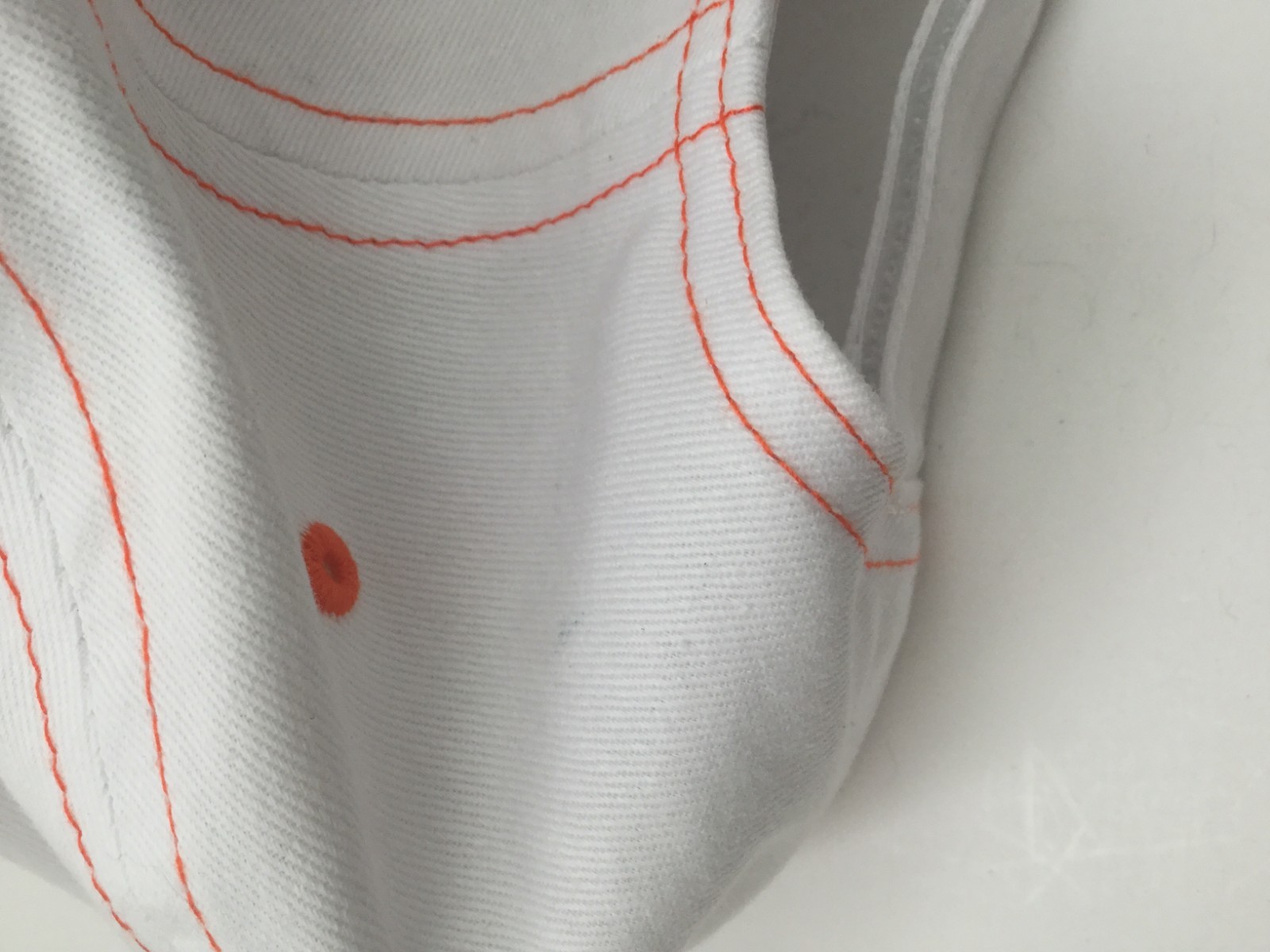 Denver Broncos Baseball Cap Blue White Strapback Orange Stitch Verizon ...