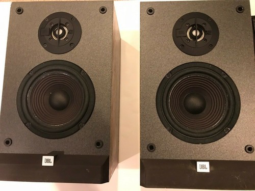 JBL Speaker Pair Vintage Model P20 Bookshelf Compact Wood Grain Made In ...