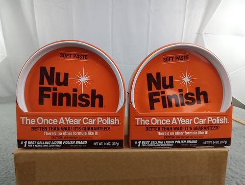 2x Nu Finish Better Than Car Wax Paste Polish Top Coat Sealant 14 oz ...