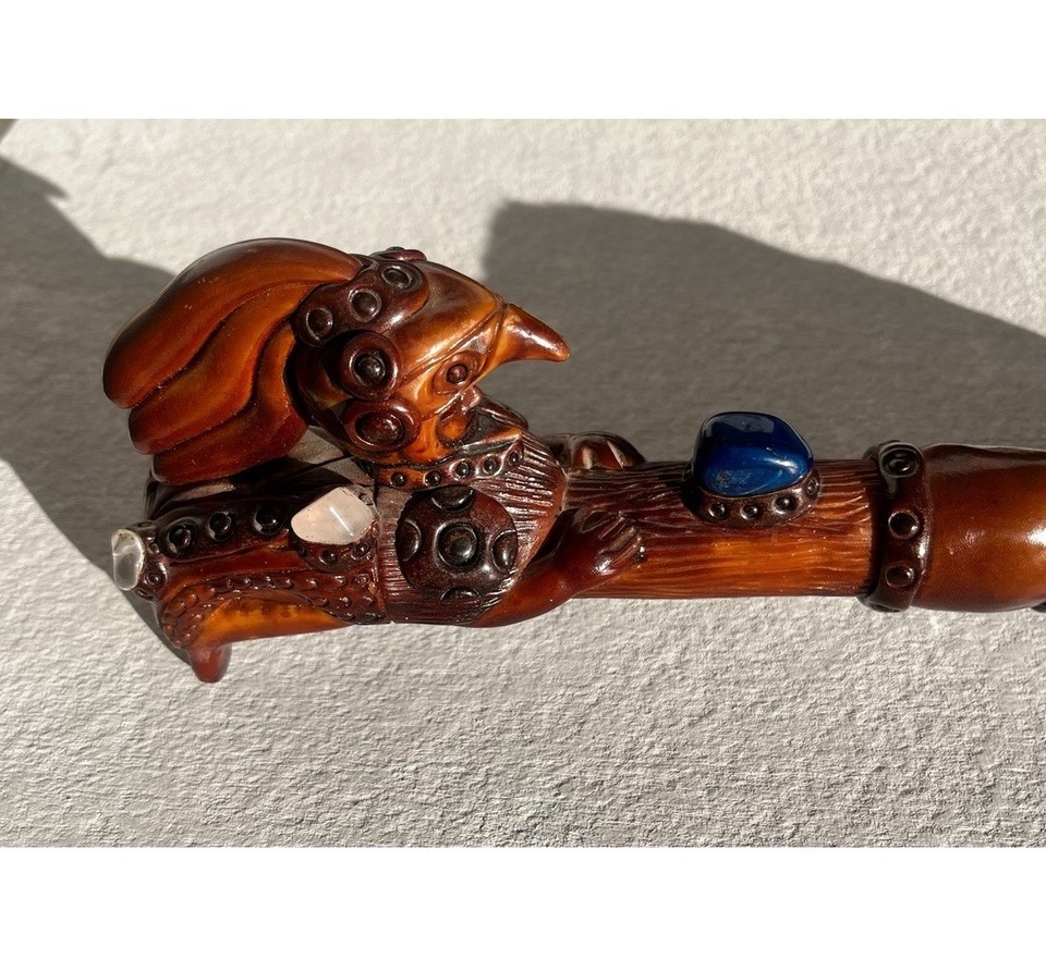 Handmade Black Obsidian Glass Knife 14” Native American Ceremonial ...