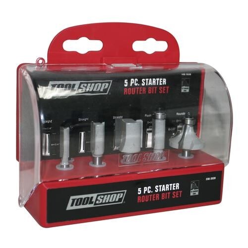 Tool Shop® Router Bit Set - 5 Piece | eBay