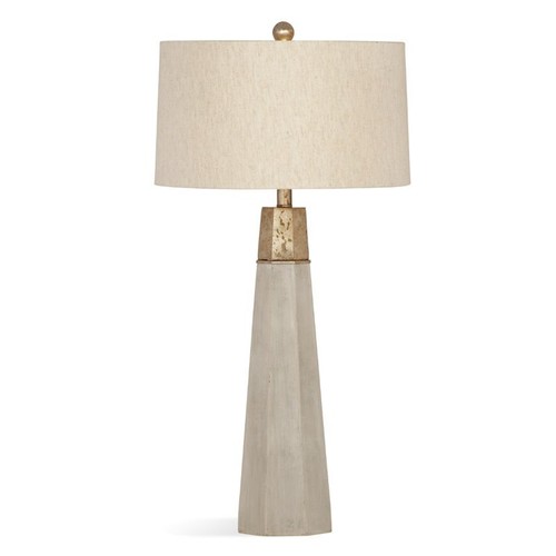 Bassett Mirror Rowan Table Lamp in Beige Cement Stone 36155349763| eBay