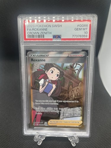 Roxanne #GG66/GG70 Crown Zenith Full Art Pokemon Card 2023 PSA 10 Gem ...