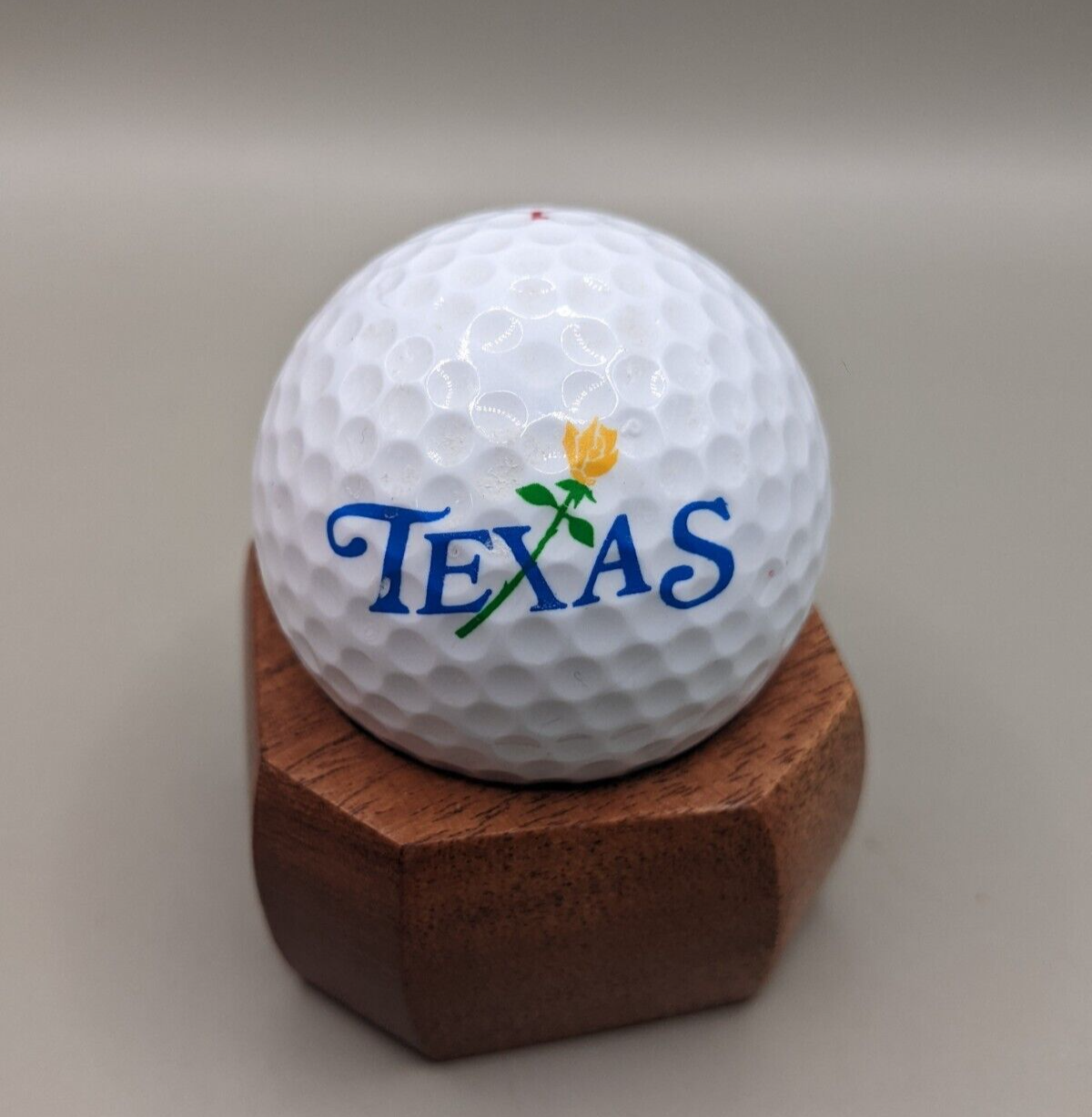 TEXAS Logo Golf Ball Spalding Collectible Ball Vintage TEXAS ROSE | eBay