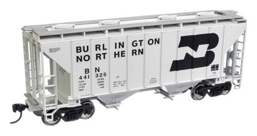 Walthers 910-7976 HO Burlington Northern 37' 2980 cu ft. 2-Bay Covered ...