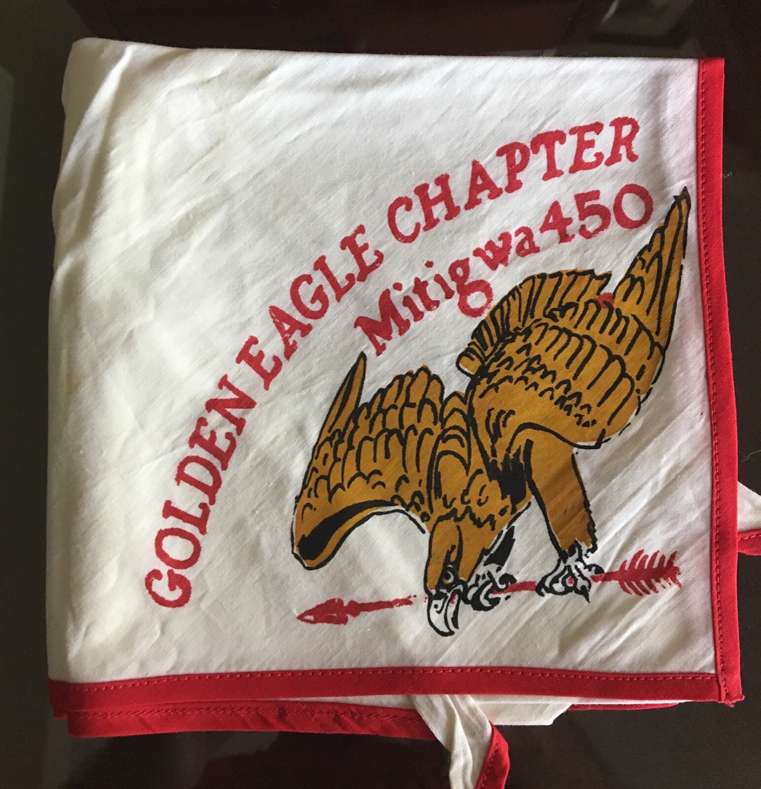 Vintage MITIGWA OA Lodge 450 Golden Eagle Chapter NECKERCHIEF Order of ...