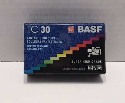 VHSC TC 30 BASF TC30 VHS Cassette Tape Compact Videocassette - New | eBay
