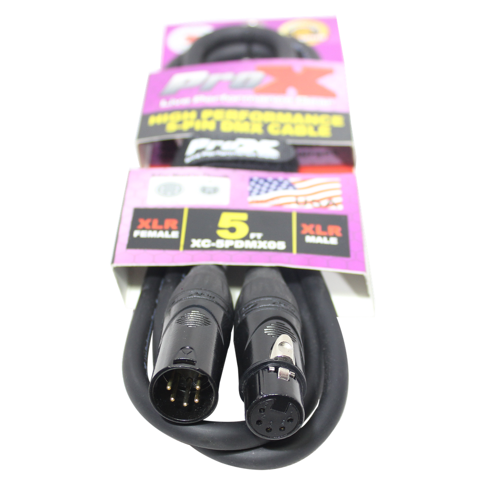 20 Prox 5 Pin DMX 5' ft Premium Stage Lighting Light Shielded Cables | eBay
