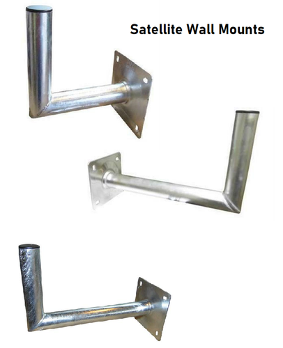 Satellite/Sat L Wall Mount 25,40,45cm x 2in Metal Bracket Dish Arm TUV ...
