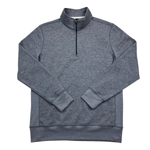 Dunning Golf Men's Wool Blend Knit 1/4 Zip Sweater Pullover Gray Size M ...