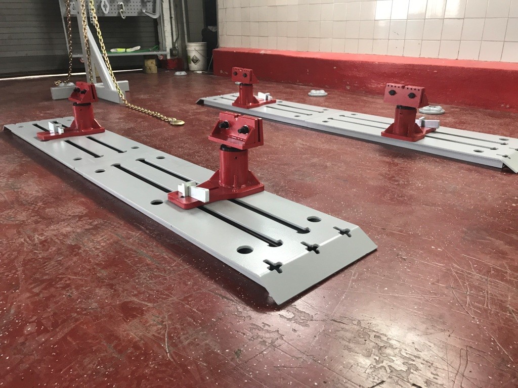 Auto Body Frame Machine Rack on the floor system 10 TON Puller Free ...