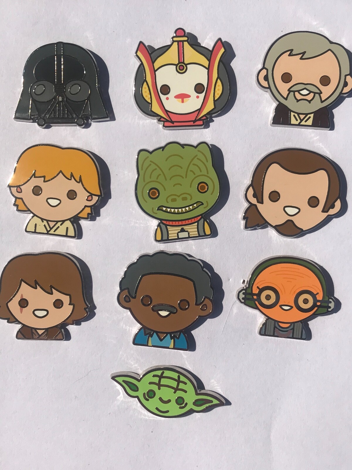 Star Wars Celebration Pin 2016 London Complete Set of 10 Pins Blind Box ...