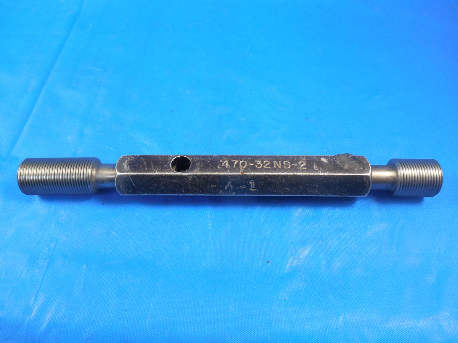 .470 32 NS 2 THREAD PLUG GAGE .47 GO NO GO P.D.'S = .4497 & .4533 ...