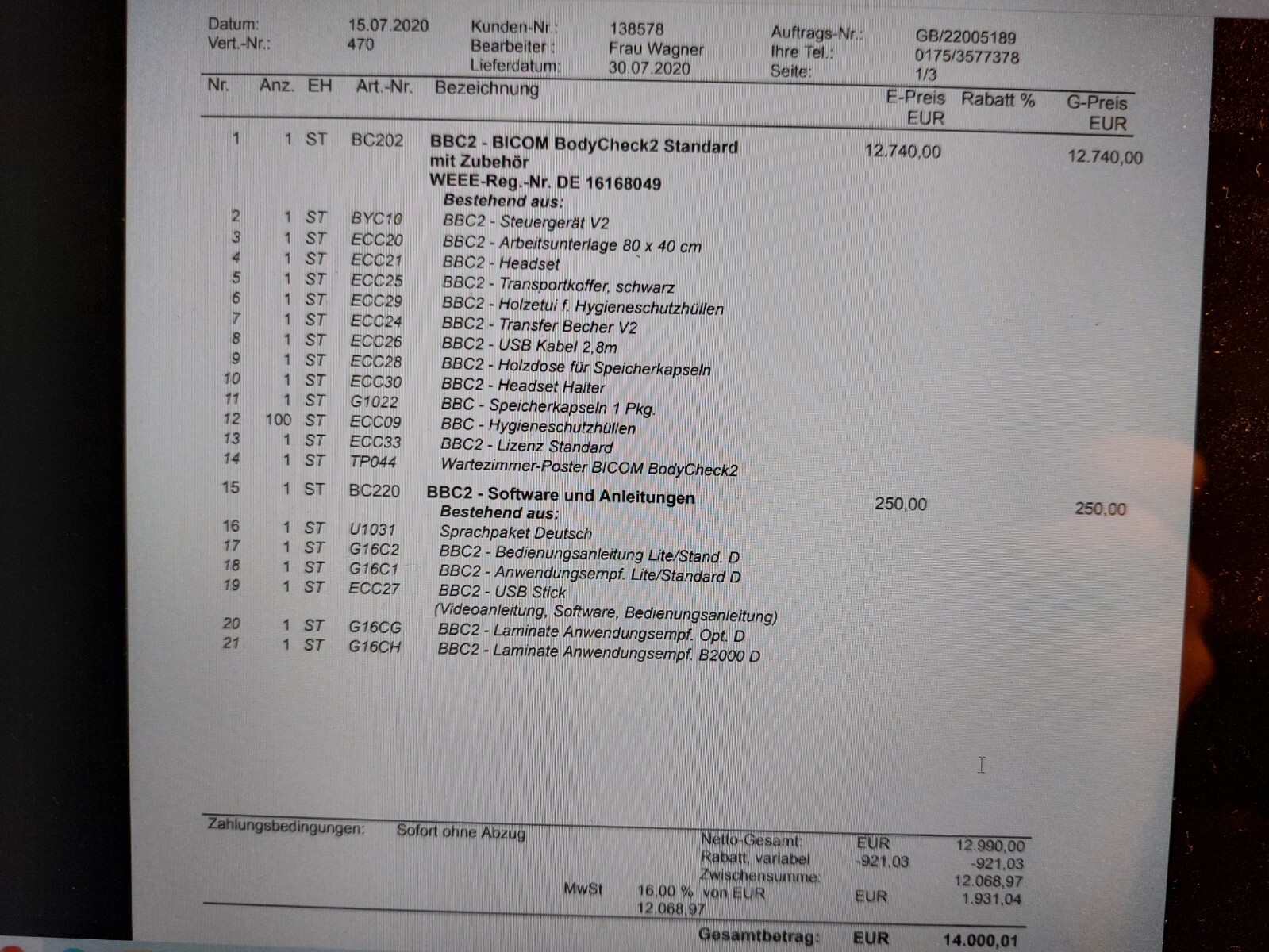 BICOM BodyCheck 2, neuwertig | eBay