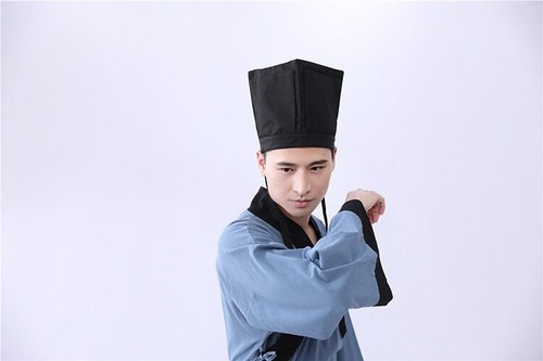 Men Hanfu Hat Chinese Traditional Scholar Headdress Vintage Fittings ...