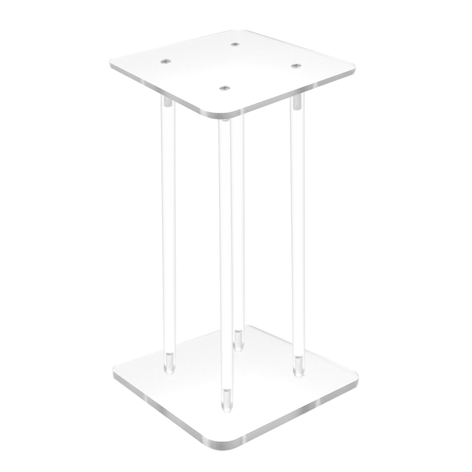 12X12X12" Clear Riser Acrylic Transparent Plexiglass Pedestal Table ...