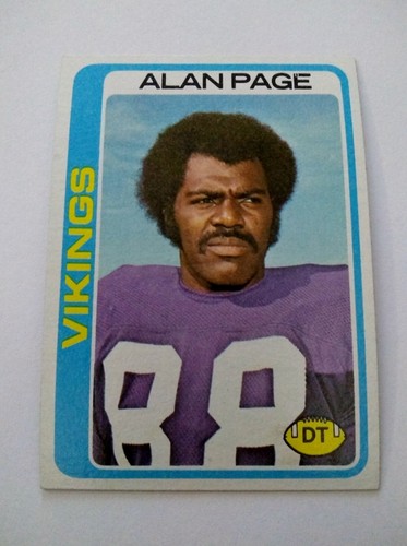 1978 Topps Football Alan Page #406 HOF EX-MT+ Set Break | eBay