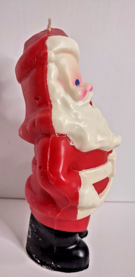 Vintage Suni Santa Claus Candle USA Jolly Saint Nick Father Christmas ...