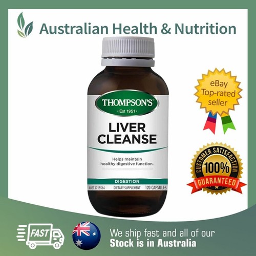 THOMPSON'S LIVER CLEANSE 120 CAPSULES // LIVER FUNCTION + FREE SAME DAY ...