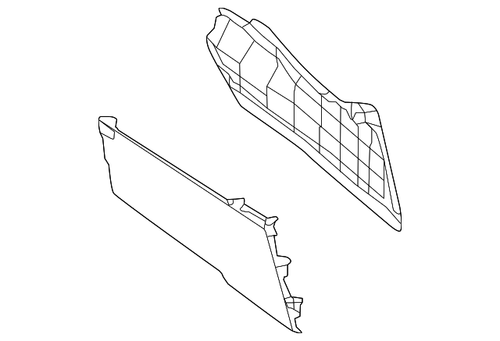 Genuine Nissan Extension Panel 68920-4RA0B | eBay