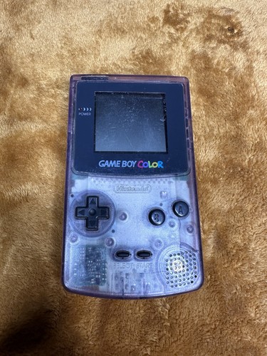 VTG 1998 Nintendo Gameboy Game Boy Color Model CGB-001 Atomic Purple ...