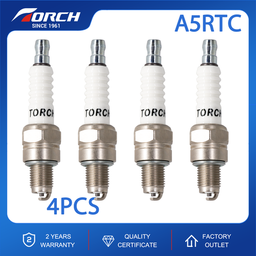 4X A5RTC Spark Plug M10x1 Lawn Mower for Brisk NAR17 NAR17C for NGK ...