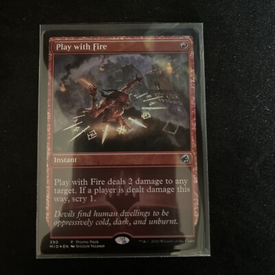 Play with Fire - Foil Promo MID NM MTG | eBay