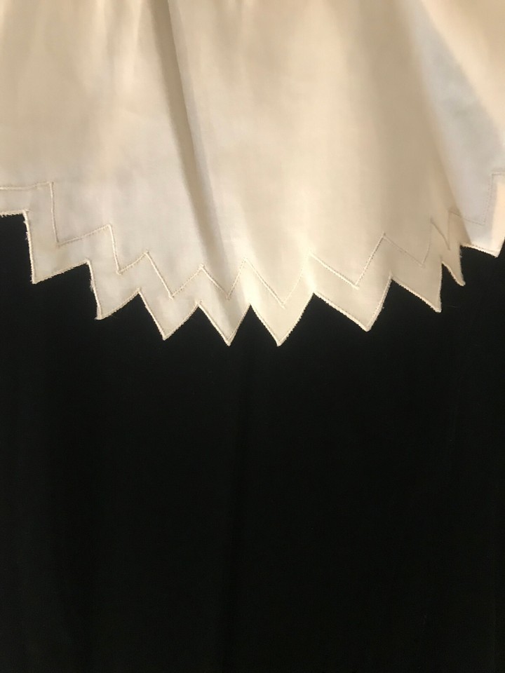 Chetta Vintage Velvet Dress 80s Pointed Collar Peter Novietlo Sherrie ...