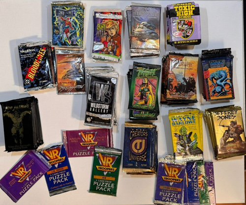 150 packs of non-sport trading cards & stickers assorted | eBay