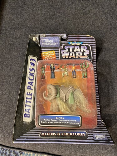 Galoob Star Wars Action Fleet Battle Packs #3 Aliens & Creatures Micro ...