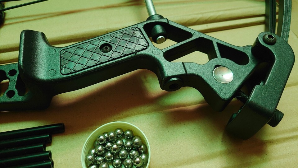 2025-BOW Full Metal Repeating Compound Bow Max 60LBS Rapid 40 Balls ...