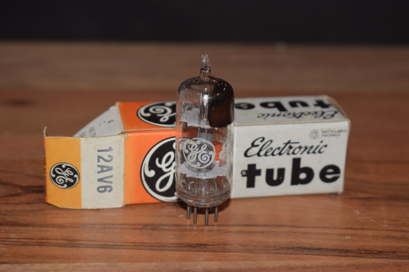 NOS GE 12AV6 VINTAGE TUBE - NEW OLD STOCK IN BOX - INV499 | eBay
