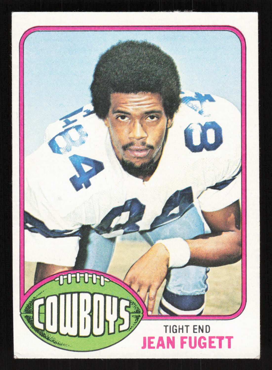 1976 Topps #447 Jean Fugett Card TCCCX | eBay