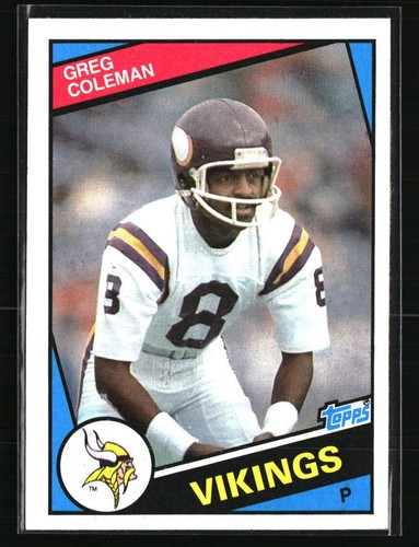 Greg Coleman 1984 Topps #290 Football Card | eBay