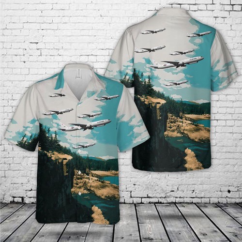 US Air Force Northrop Grumman E-10A MC2A Hawaiian Shirt Moutain Beach ...