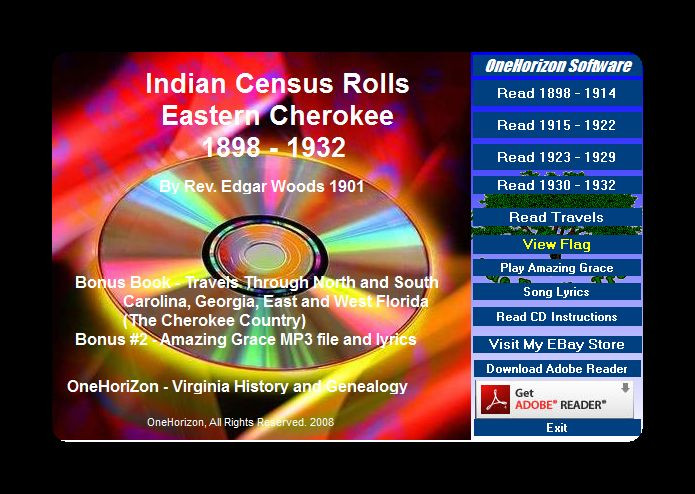 Eastern Cherokee Indian Census Rolls 1898-1932 | eBay
