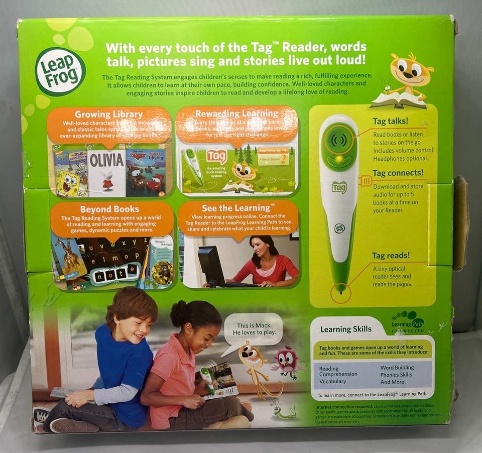 Leap Frog Tag Reading System - Handheld Device & Ozzie and Mack ...