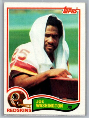 1982 NFL Topps #524 Joe Washington NR/MT | eBay